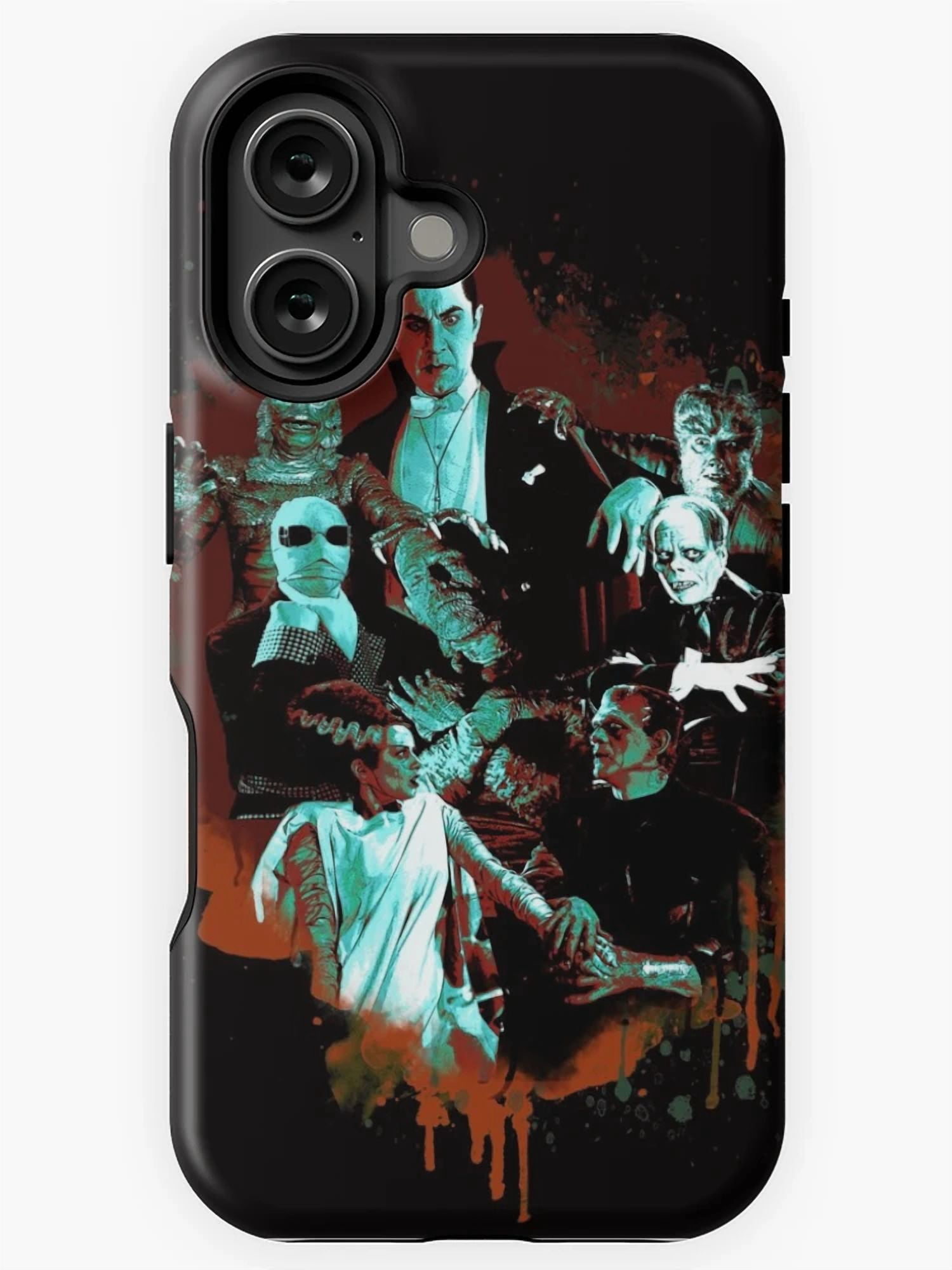 Monster iPhone Case for 11/12/13/14/15/16 Pro Max, Horror Movie Design ...
