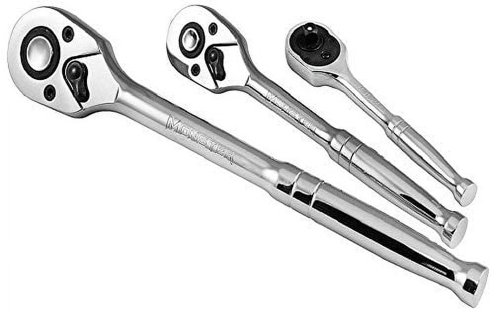 Monster tools 97998 3-piece Monster In.thin Profile In. Ratchet Set ...