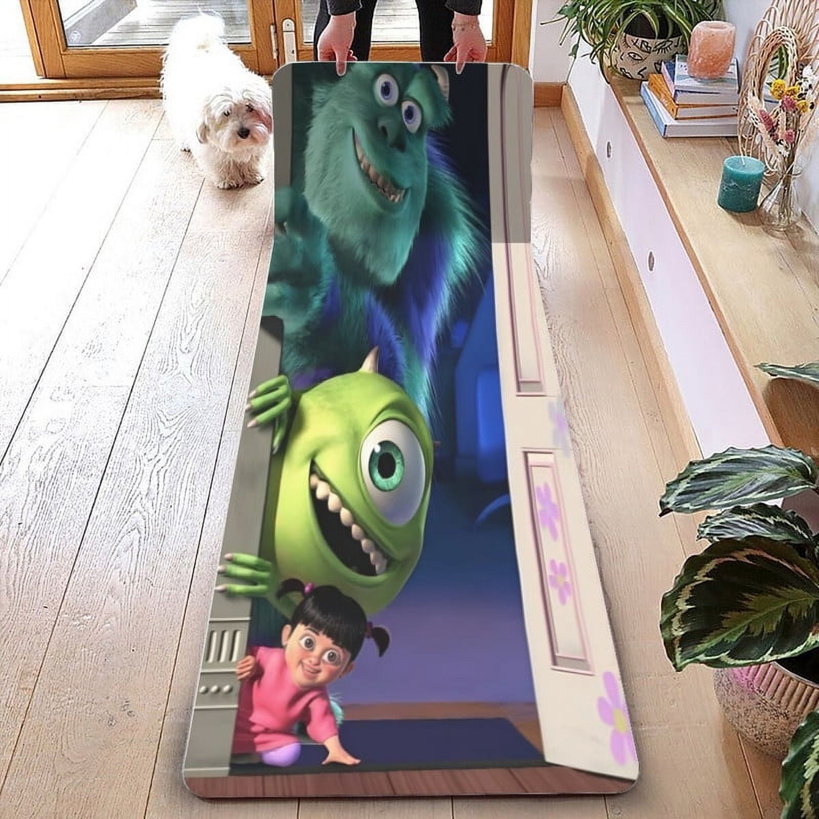 Monster yoga mat offers comfortable support, anti-slip stability, and ...