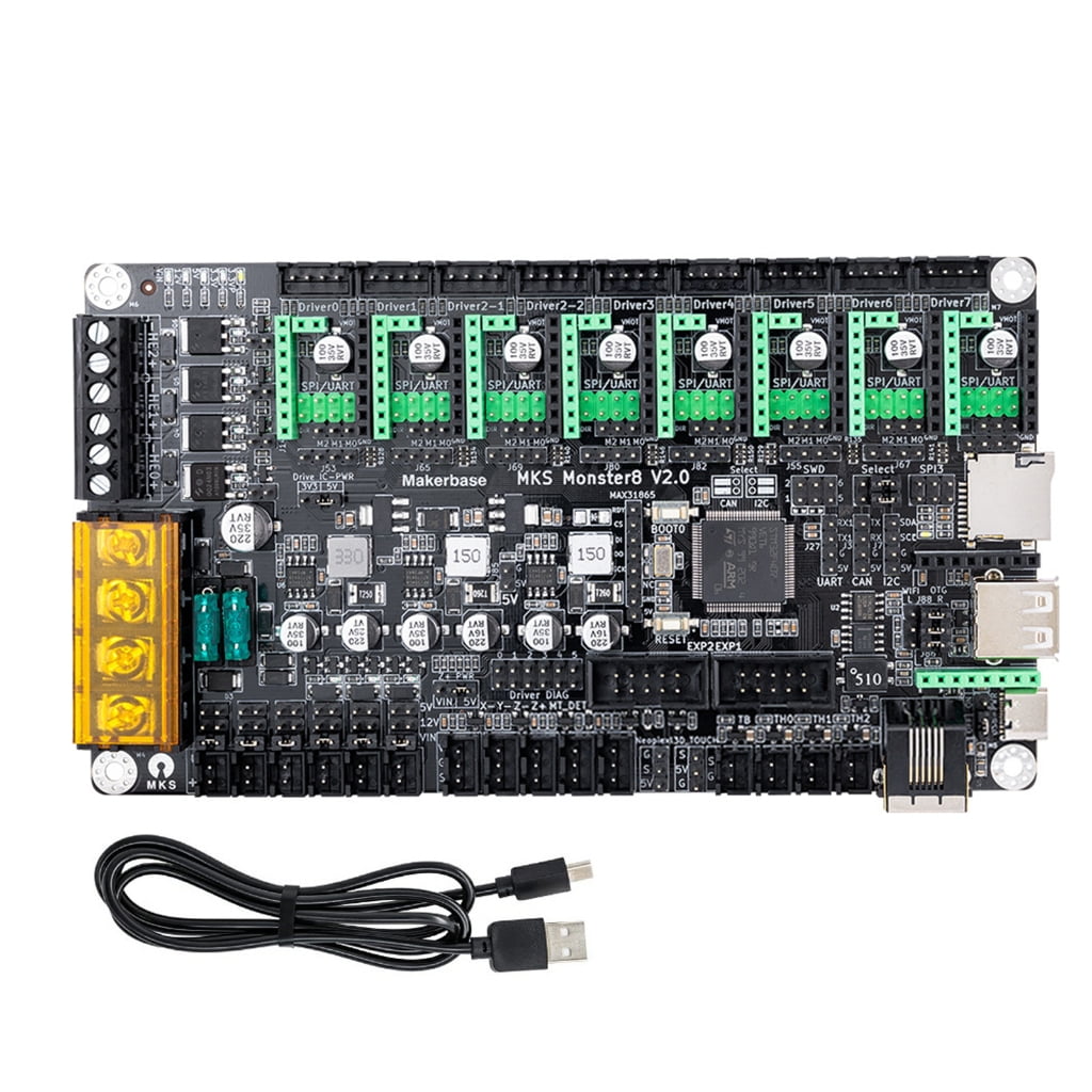 Monster8 V2 Control Board 8 Motherboard TS35 Printer 32bit Controller ...