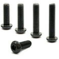 MonsterBolts - #4-48 x 1/4" Button Head Socket Cap Screws, ASME B18.3 ...
