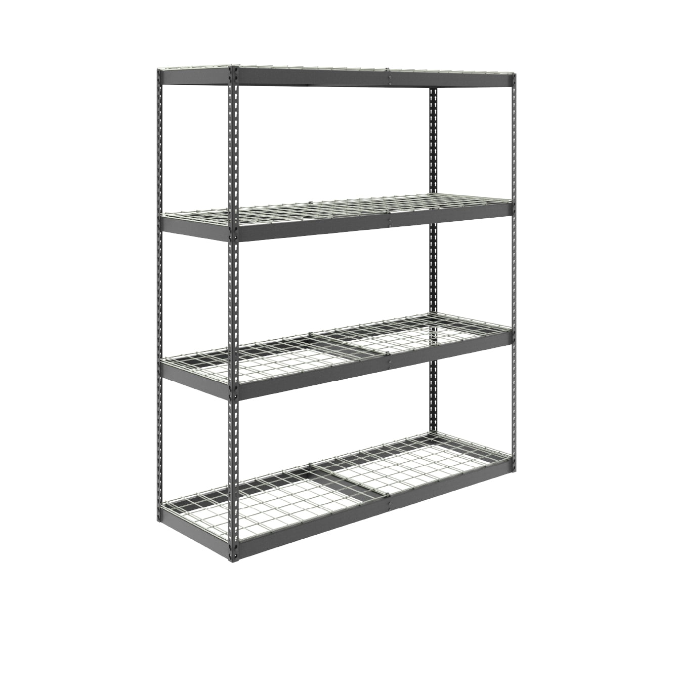 "MonsterRAX 24"" x 72"" x 84"" Heavy-Duty Steel Garage Shelving Rack ...