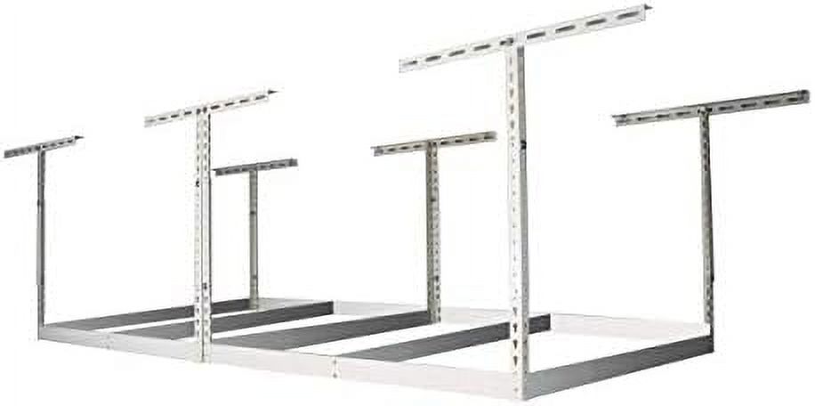 MonsterRax 4x8 Overhead Garage Storage Rack Frame Kit - Hanging Garage ...