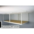 MonsterRax 4x8 Overhead Garage Storage Rack Frame Kit - Hanging Storage ...