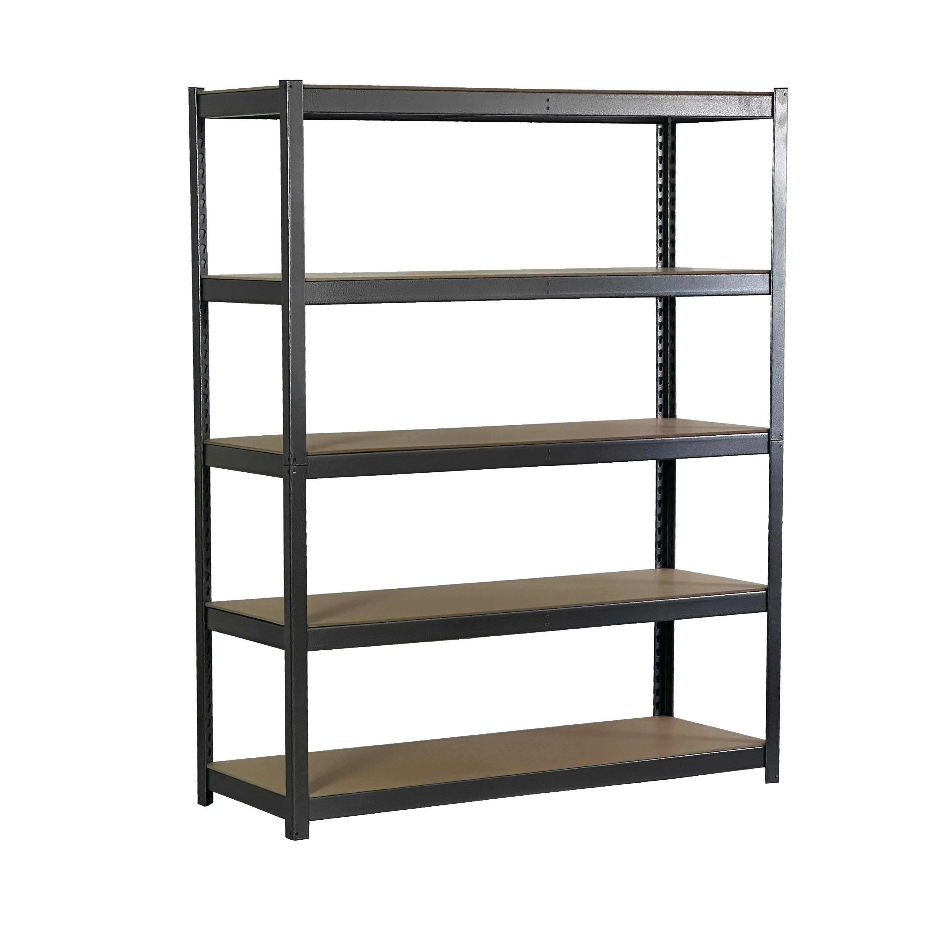 MonsterRax 5 Tier 18"x60"x72" Gray Modular Garage Shelving 1500 lb ...