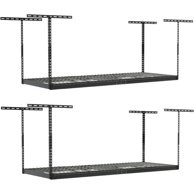 MonsterRax Overhead Garage Storage Racks 3x8’ (2-Pack) Ceiling Mounted ...