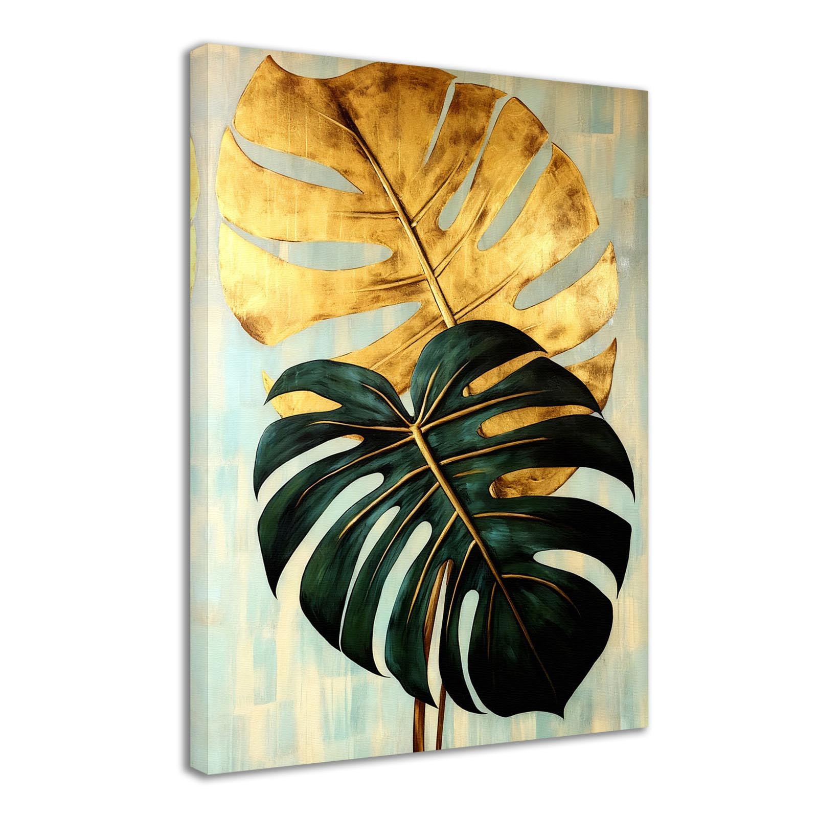 Monstera Leaf Canvas Prints Wall Art Decor Plant Monstera Poster for ...