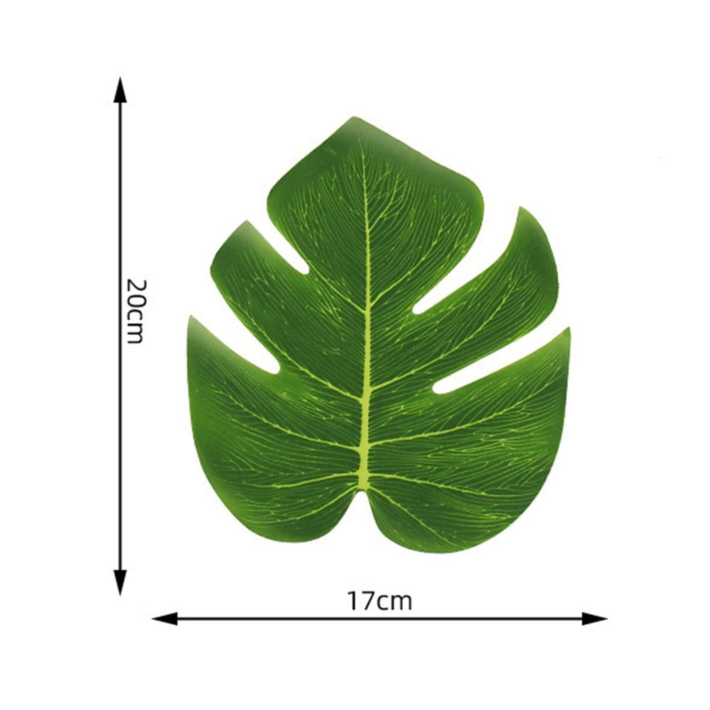 Monstera Leaf Hawaiian Party Monstera Green Plant Table Decoration ...