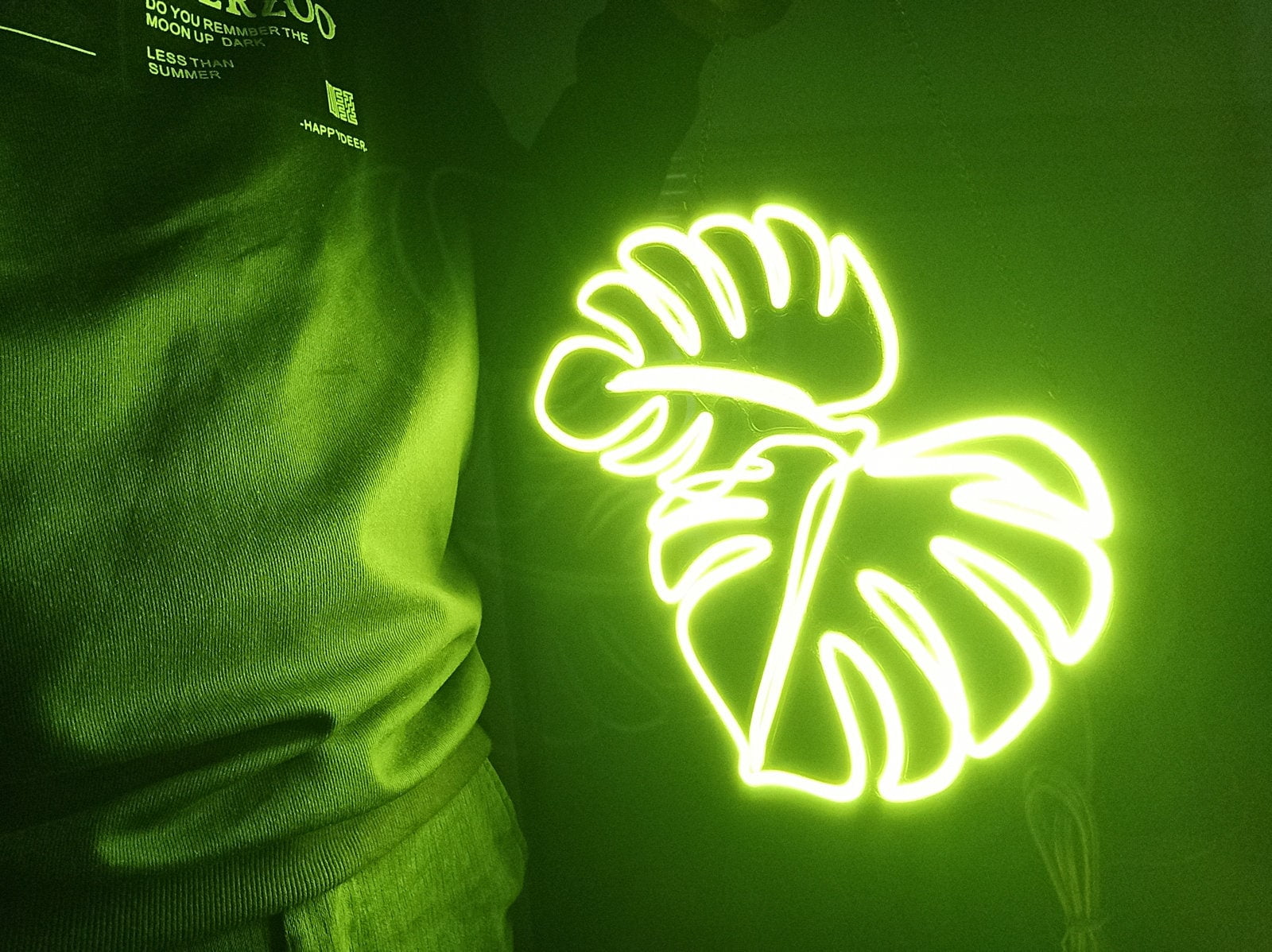 Monstera Leaf Led Neon Sign, Monstera Leaf Led Light, Monstera Neon ...