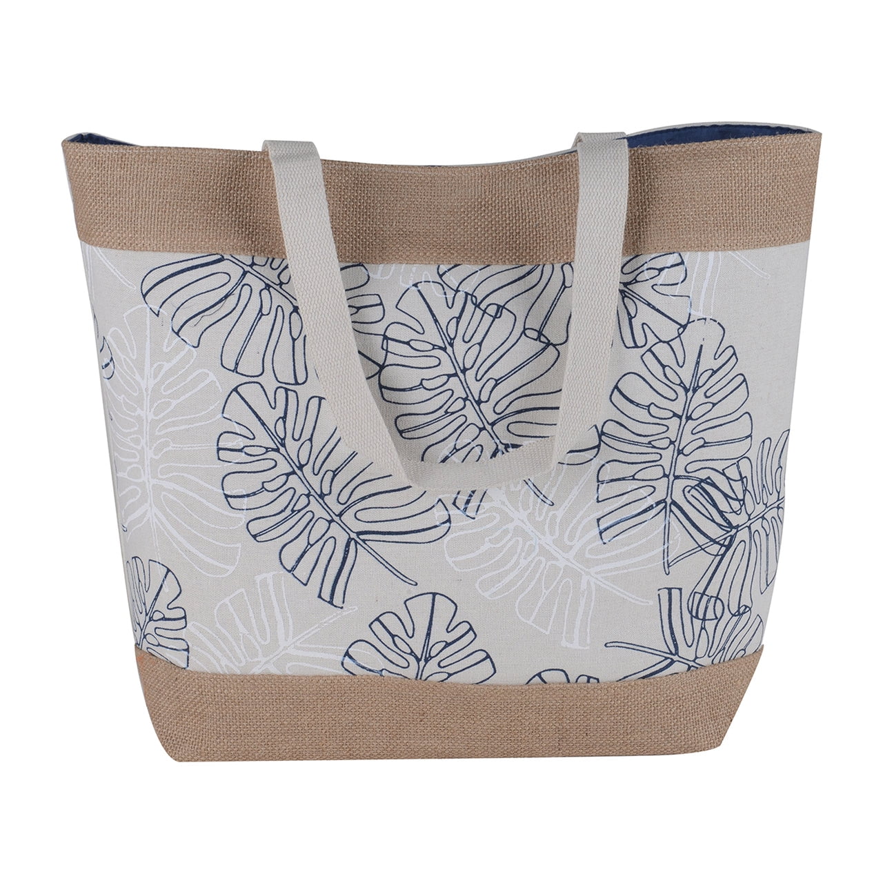 Monstera Print Beach Bag - 19 Inch x 15 Inch - Women Swim Pool Bag ...