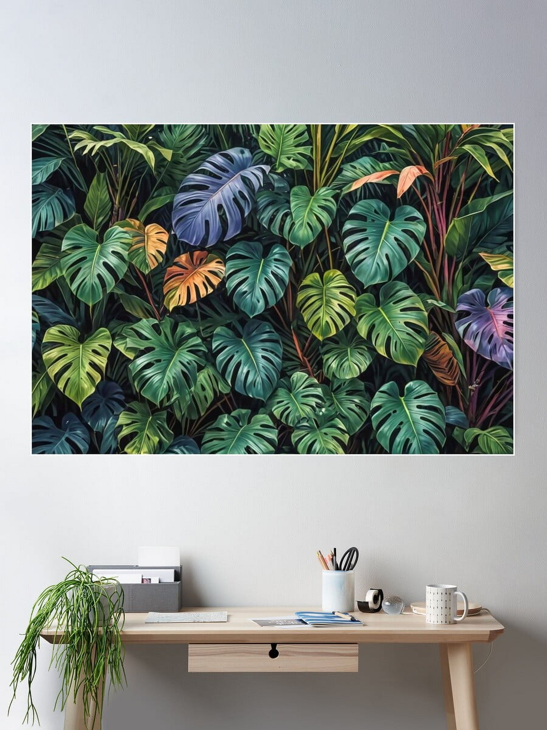 Monstera With Shades Of Purple And Orange - Aesthetic Tropical Plants ...