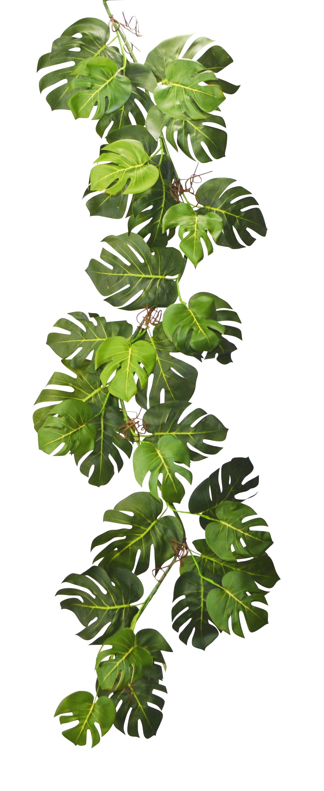 Monstera Split Philo 10in Artificial Polysilk Faux Greenery Fake Vine ...