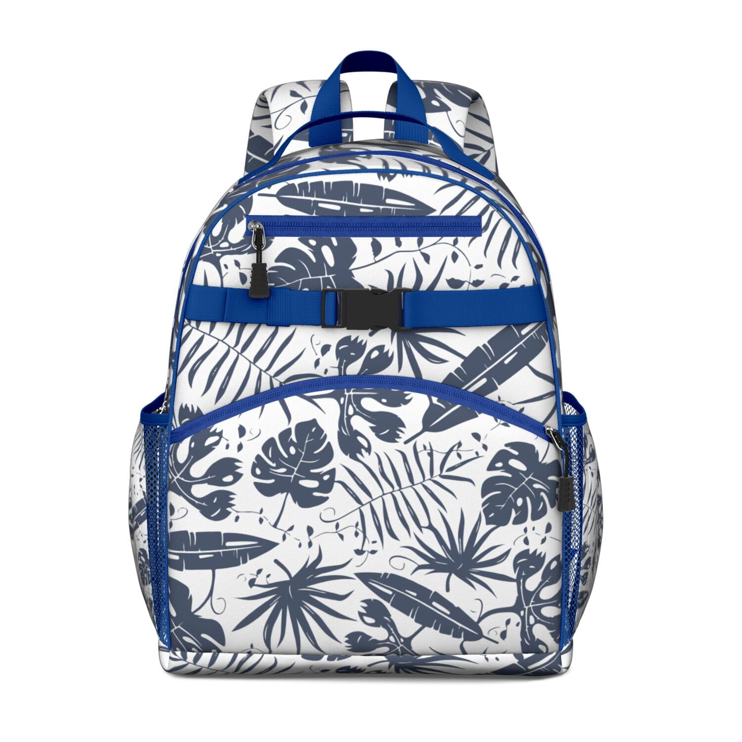Monstera Student Backpack Studentss Tropical Floral Hawaiian Print ...