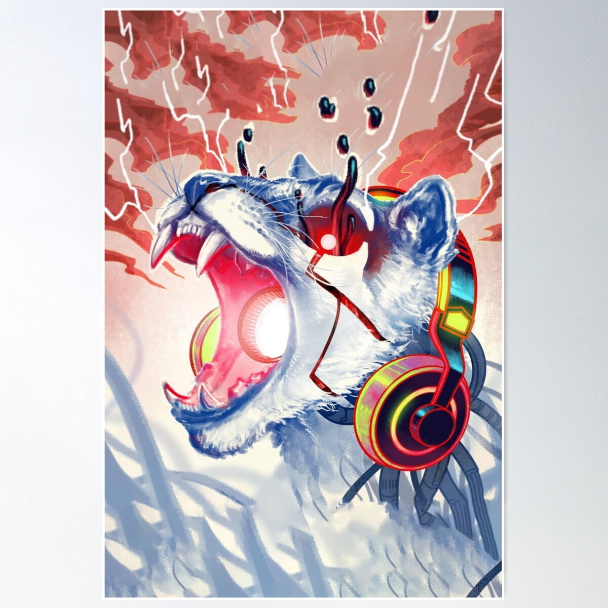 Monstercat Poster Wall Art, Modern Wall Decor For Living Room Bedroom ...