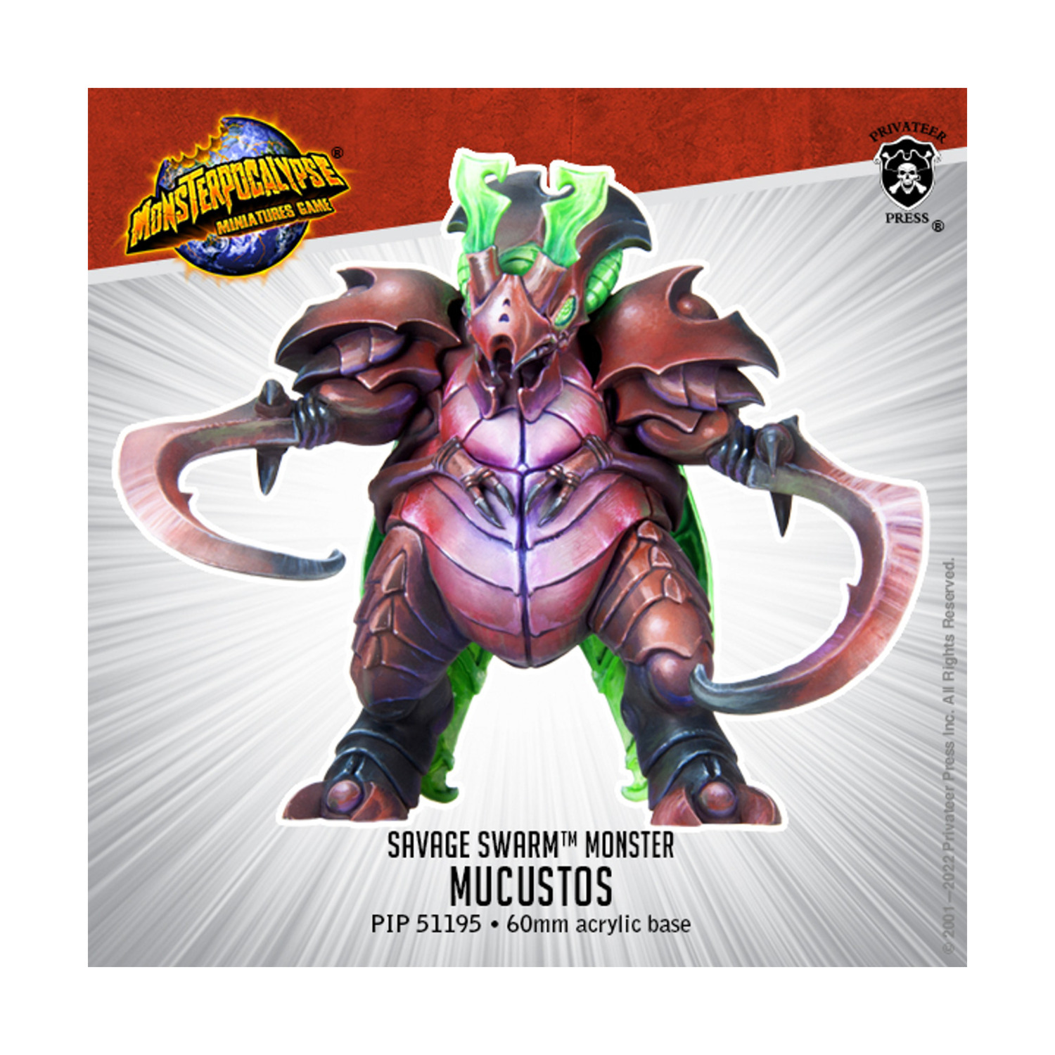 Monsterpocalypse: Savage Swarm Monster - Mucustos - Walmart.com
