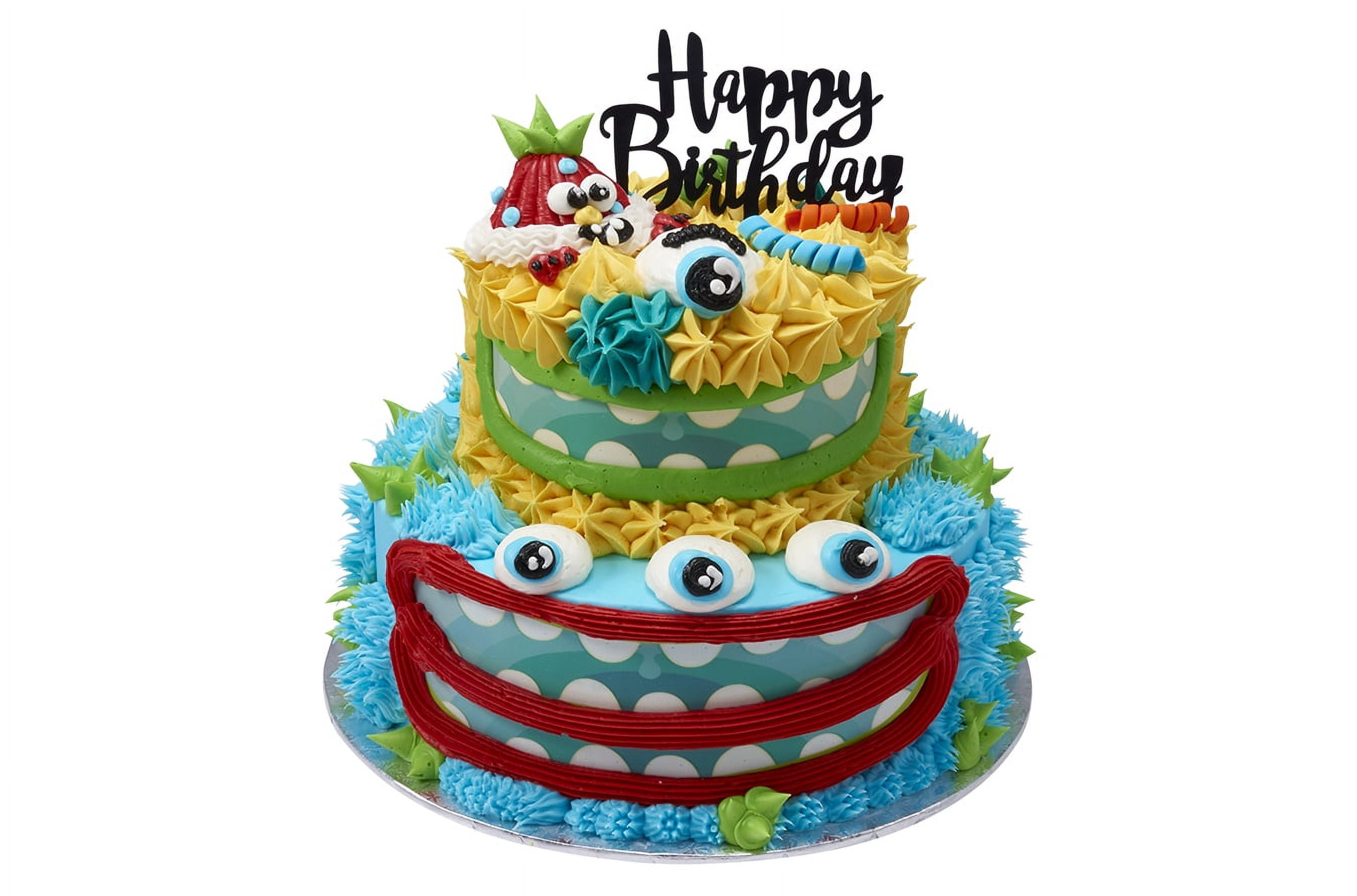 Monsters 2 Tier Cake - Walmart.com