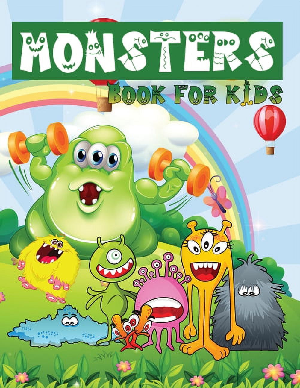 Monsters Book For Kids: Monsters That Aren't Scary - Fun and Simple ...