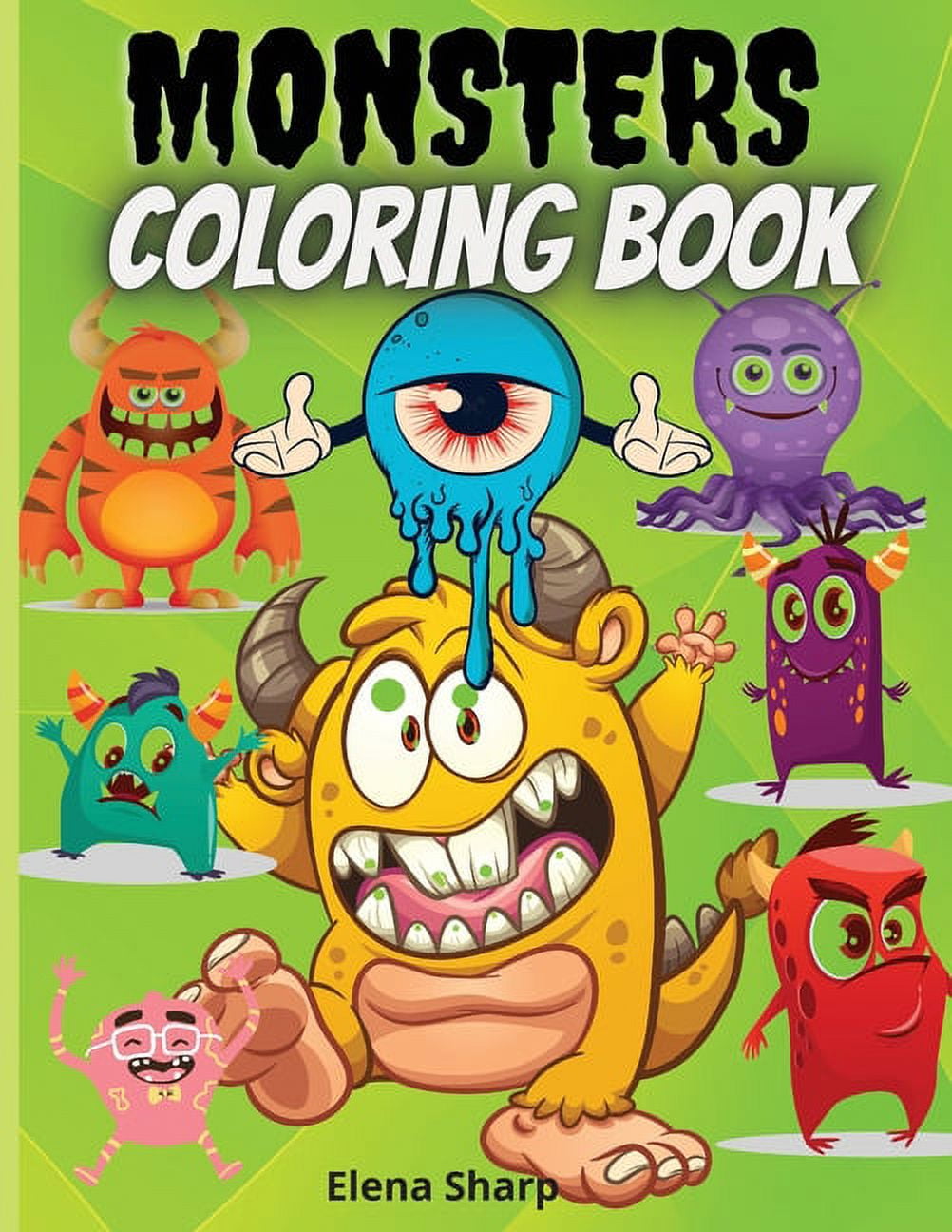 Monsters Coloring Book : Funny Monsters Coloring Book For Kids, Awesome ...