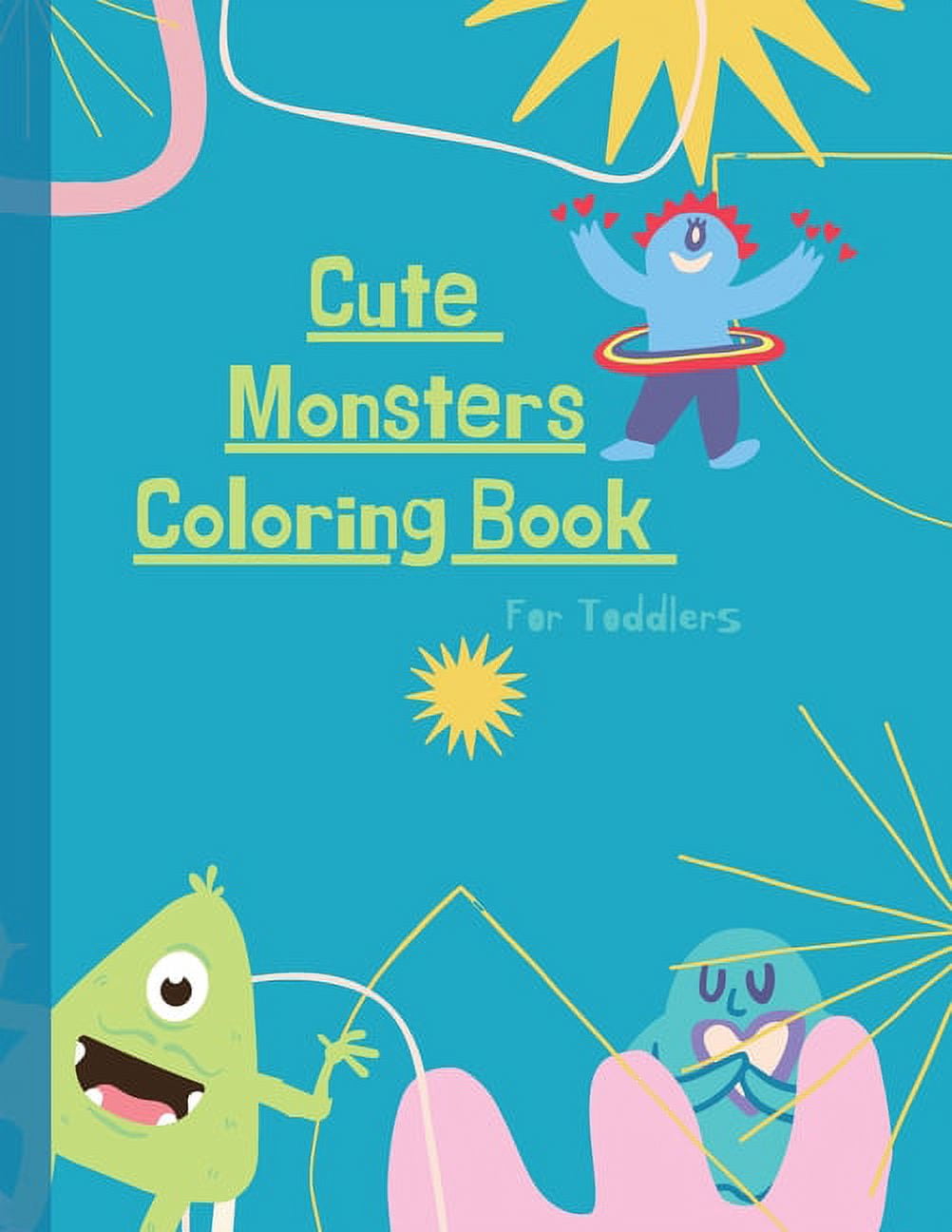 Monsters Coloring Book: Monster Coloring Book for Kids: Cute Monsters ...