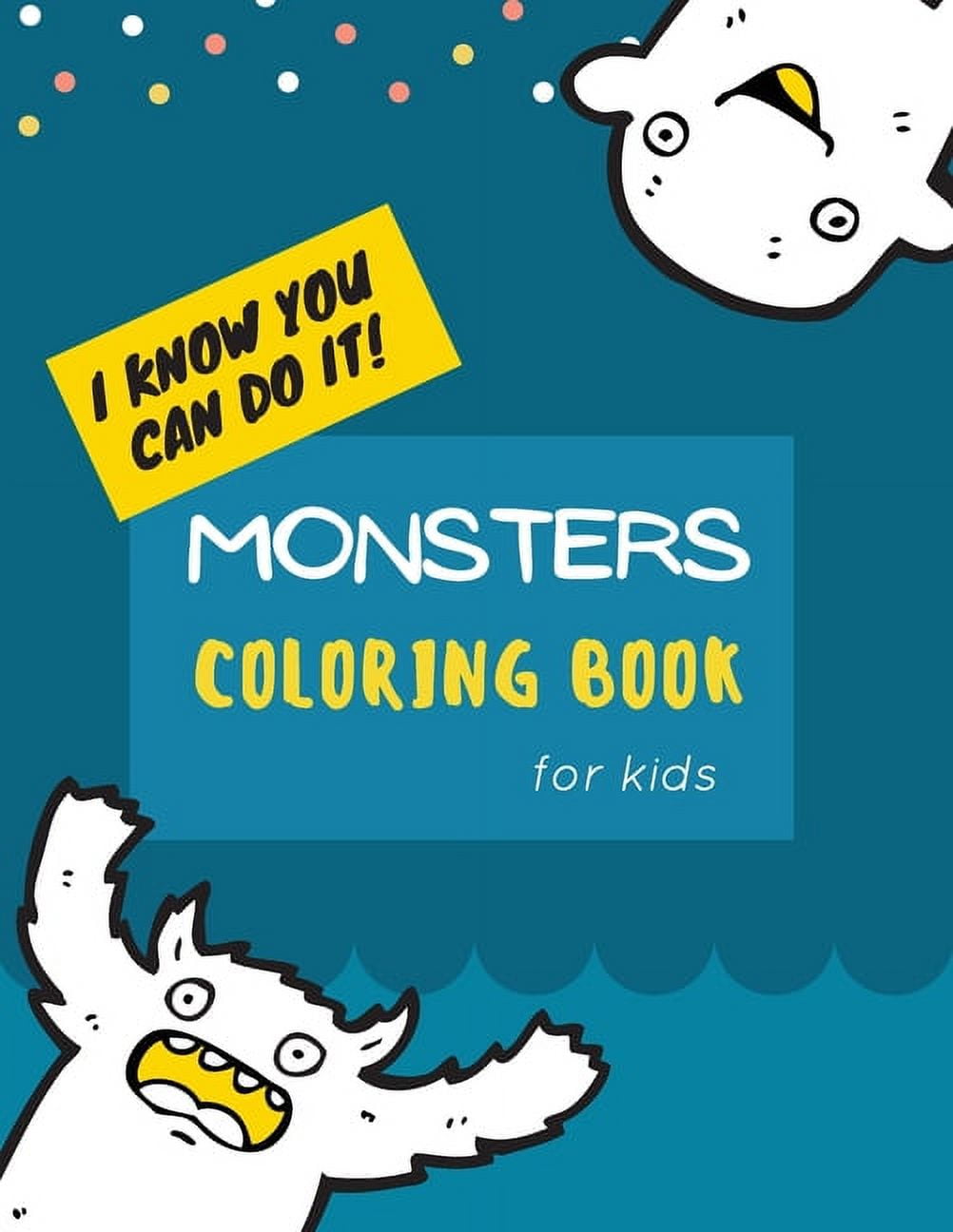 Monsters Coloring Book: Monster Coloring Book for Kids: Cute Monsters ...