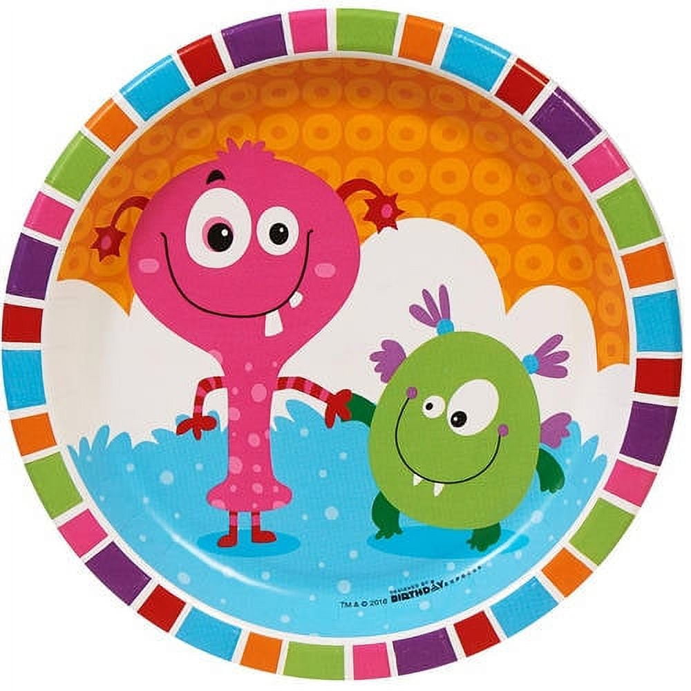 Monsters Dessert Plates, 8pk - Walmart.com