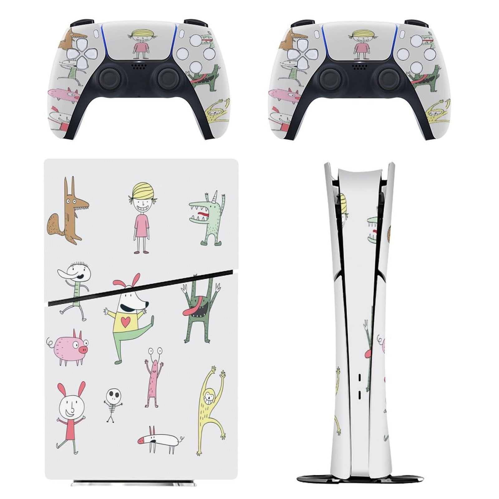 Monsters, Graffiti PS5/PS5 Slim Digital Disc Skin Sticker For Console ...