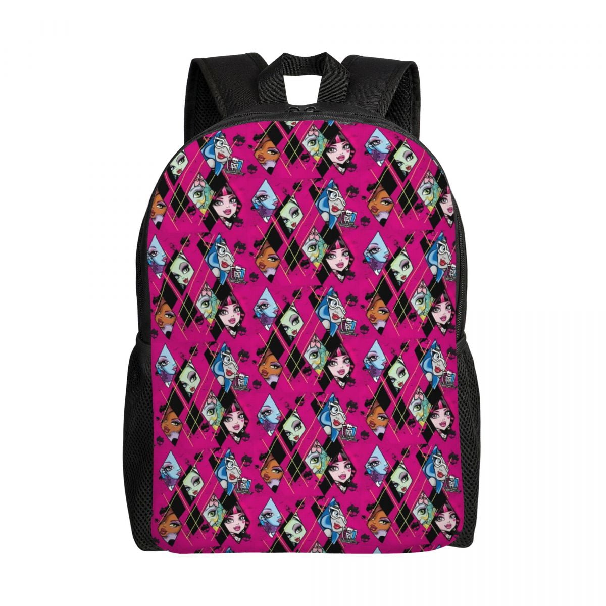 Monsters High Anime Travel Backpack Women Men School Computer Bookbag ...