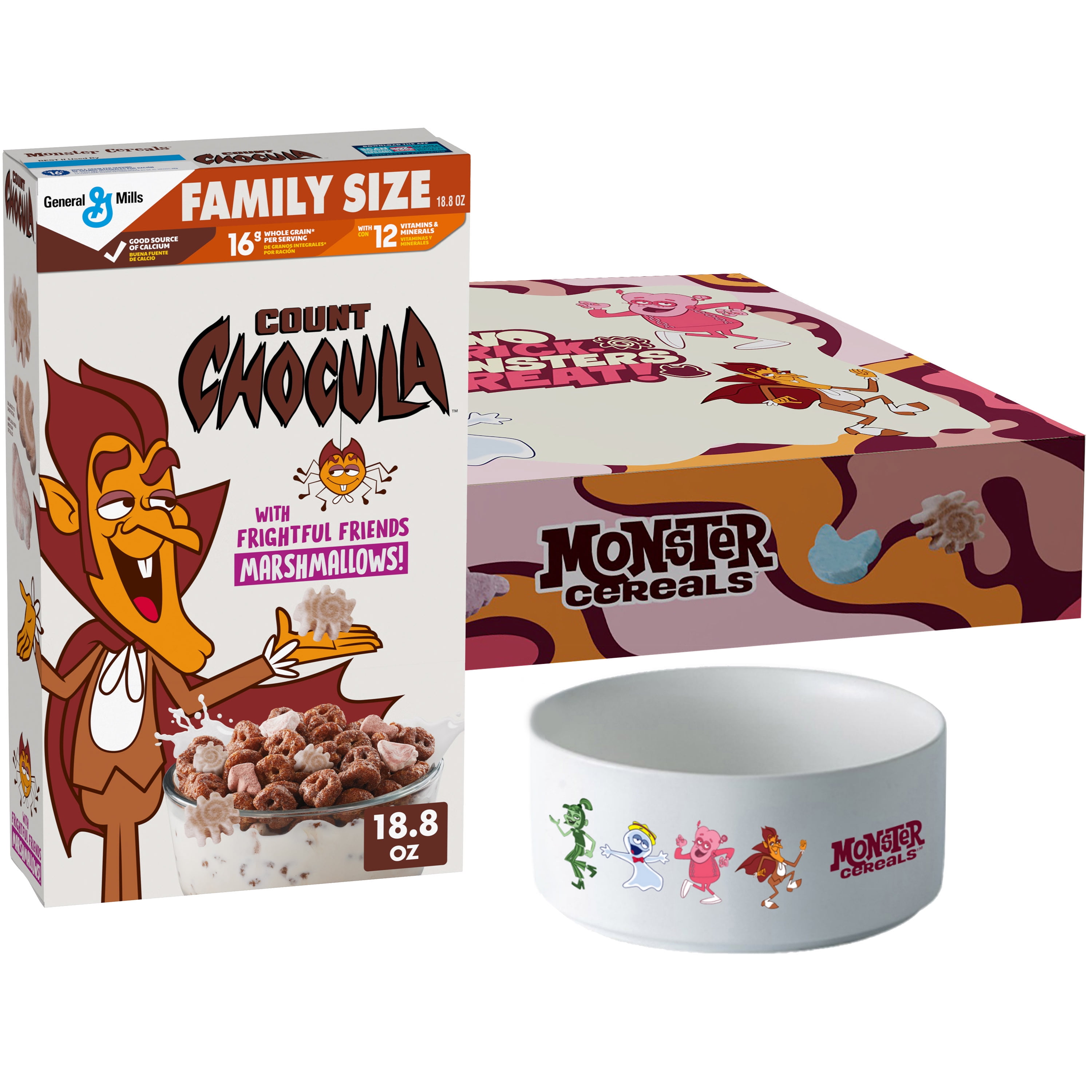 Monsters Bundle, Count Chocula Cereal and Monsters Bowl, Walmart Online ...