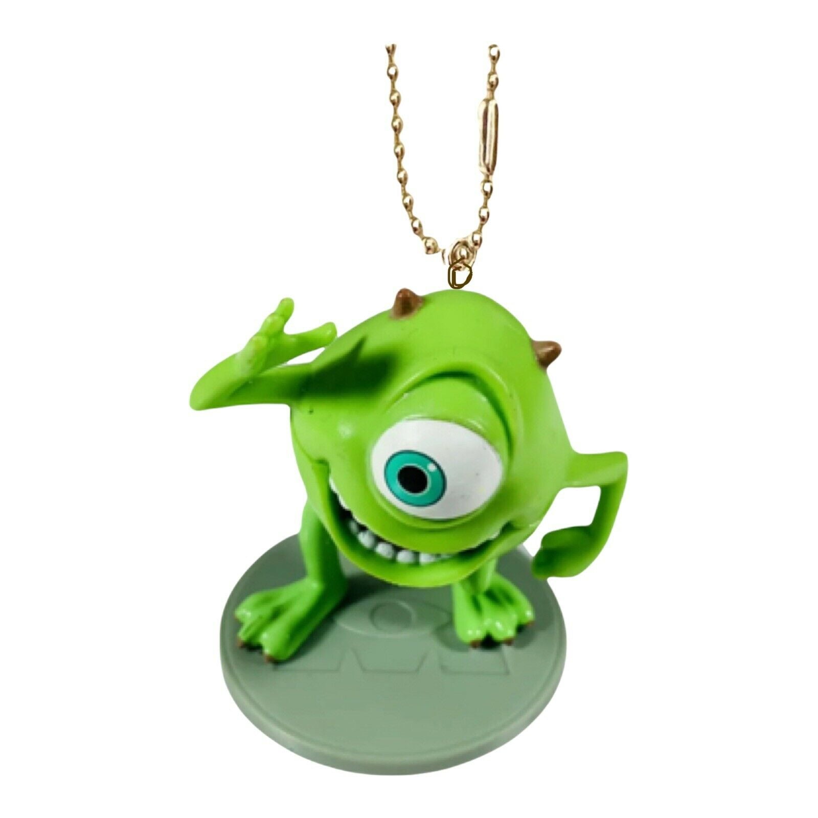 Monsters INC Mike Wazowski Keychain Dangler Pvc Figure Ornament Charm ...