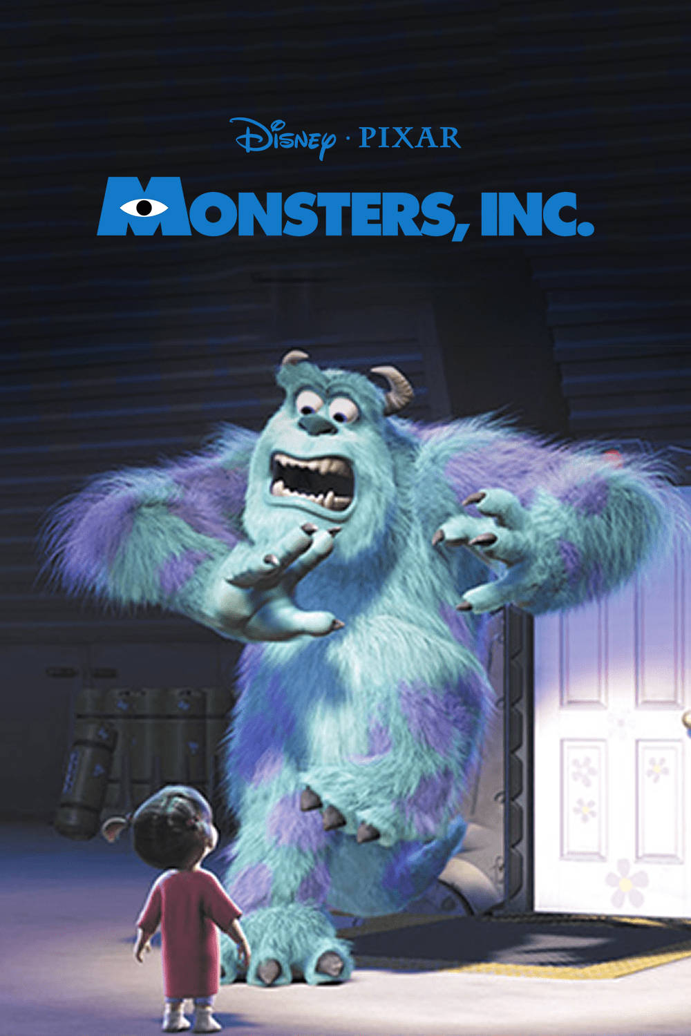 Monsters, Inc. 2001 24x36 Poster Disney Pixar Animated Family Film ...