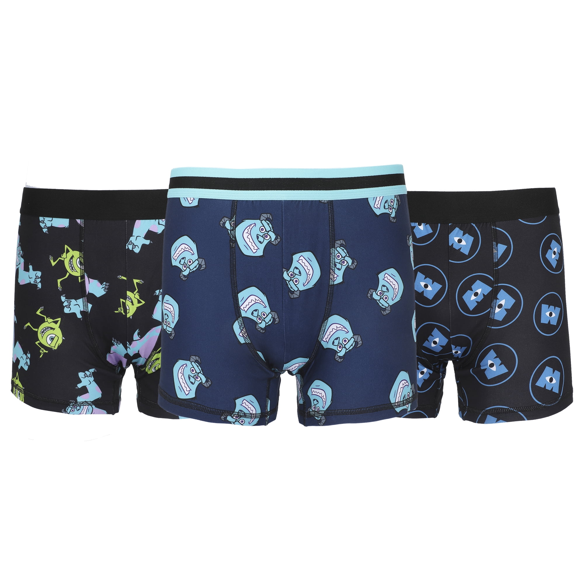 Monsters Inc. All-Over Print Men's Boxer Briefs Multipack (3 Pack ...