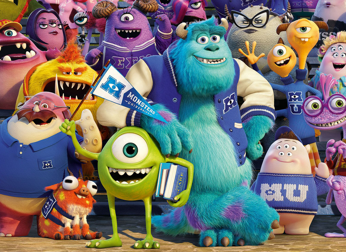 Monsters Inc Backdrop Banner Monsters Inc Theme Party Decoration for ...