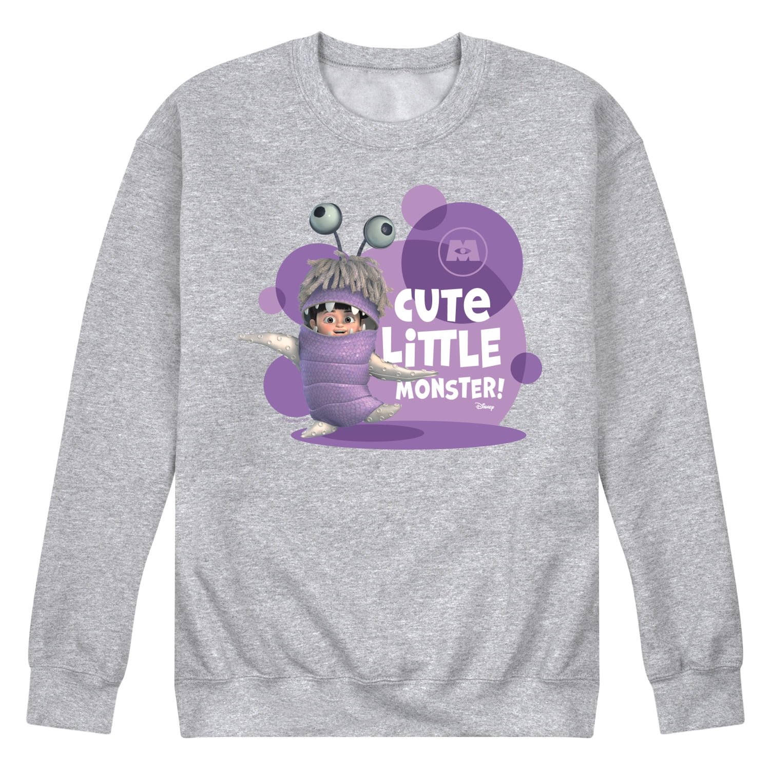 Monsters Inc. - Boo Cute Little Monster - Men's Crew Neck Fleece ...
