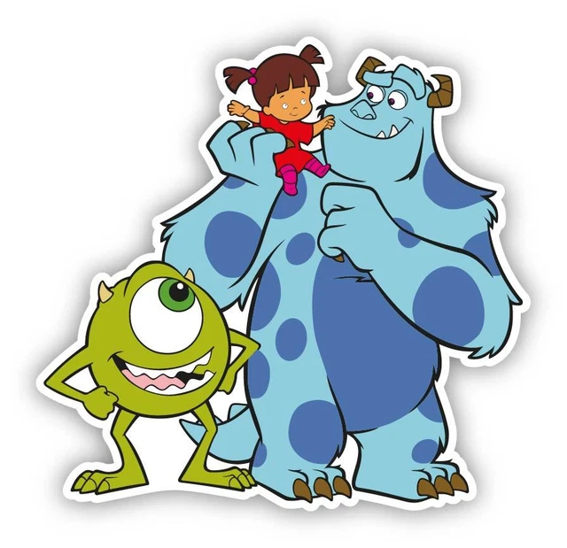Monsters, Inc Cartoon Sticker Decal Laptop Wall Car Phonephone Decal ...