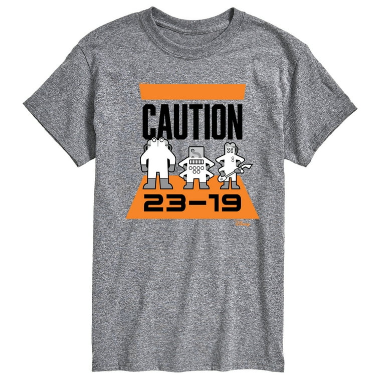 Monsters Inc 2319 Shirt Men's Monsters Inc Caution 2319 T Shirt