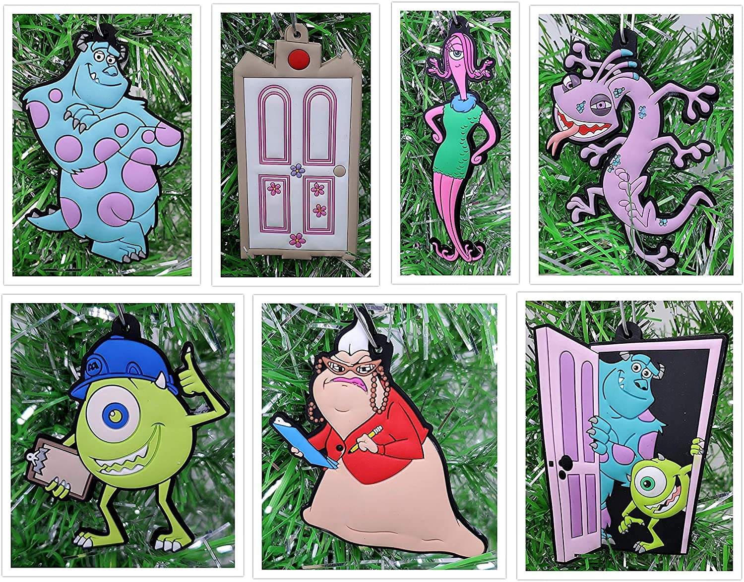 Monsters Inc. Christmas Ornament EC36 Set with Sulley, Mike Wazowski ...