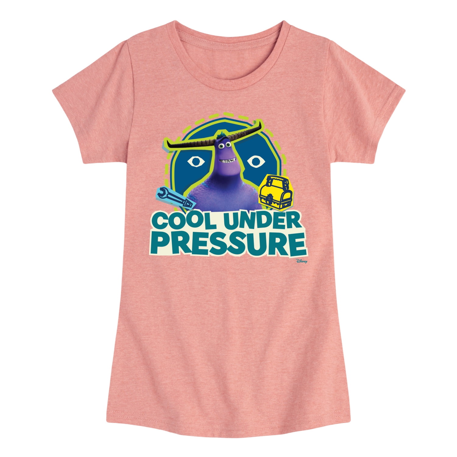 Monsters Inc. - Cool Under Pressure Tylor - Toddler & Youth Girls Short Sleeve Graphic T-Shirt ...