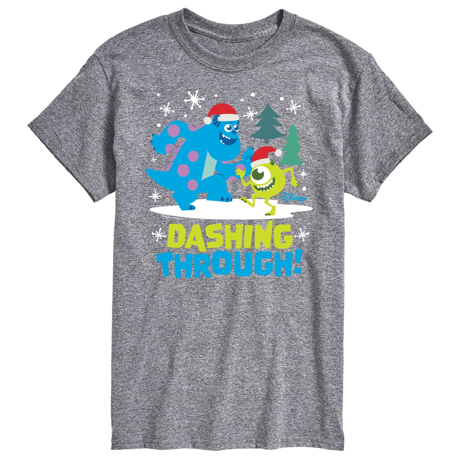 Monsters Inc - Dashing Through - Men's Short Sleeve Graphic T-Shirt ...