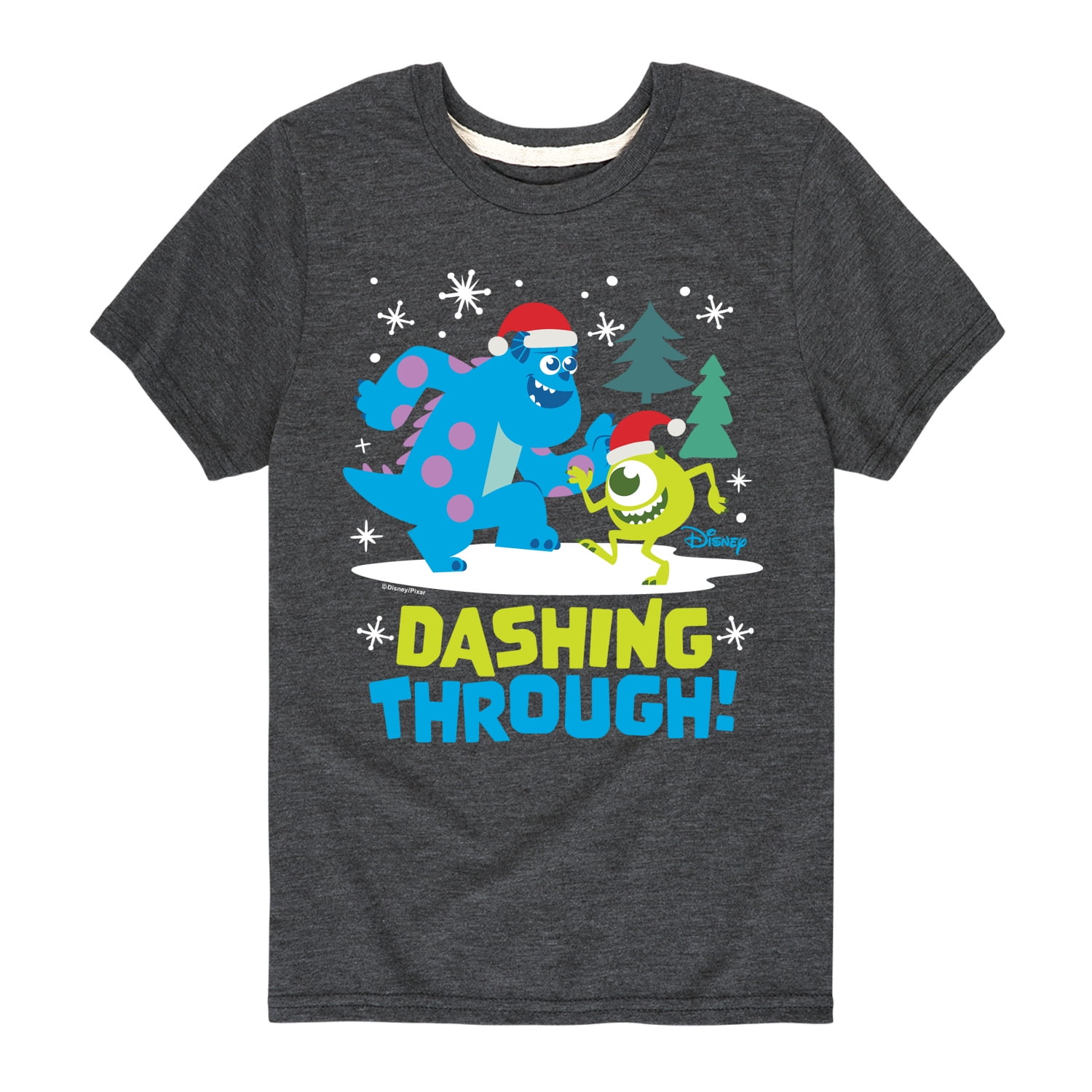 Monsters Inc - Dashing Through - Toddler And Youth Short Sleeve Graphic ...