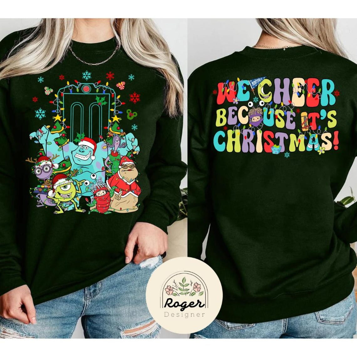 Monsters Inc Disney Christmas Shirt, Monsters University Mike Wazowski ...