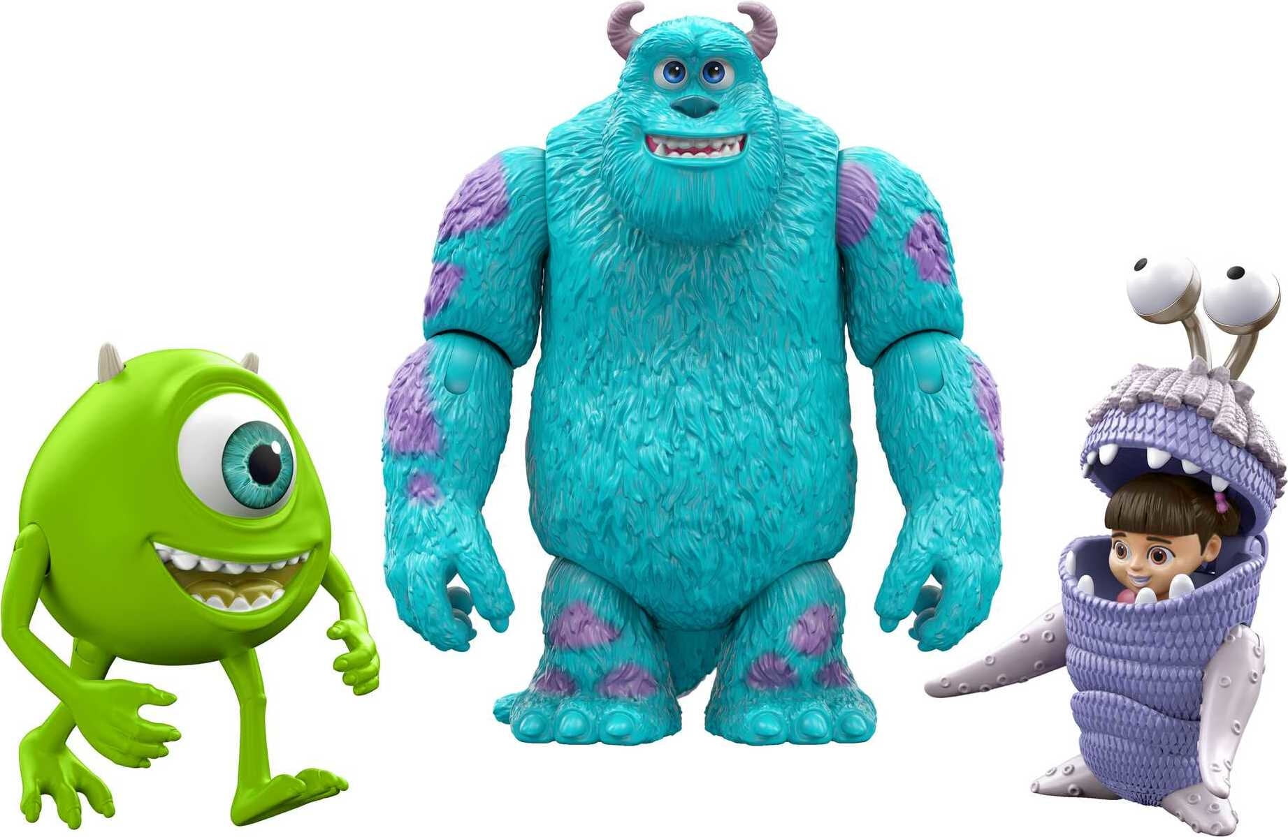 Disney Pixar Monsters Inc. Movie Playset with Sully, Mike Wazowski ...