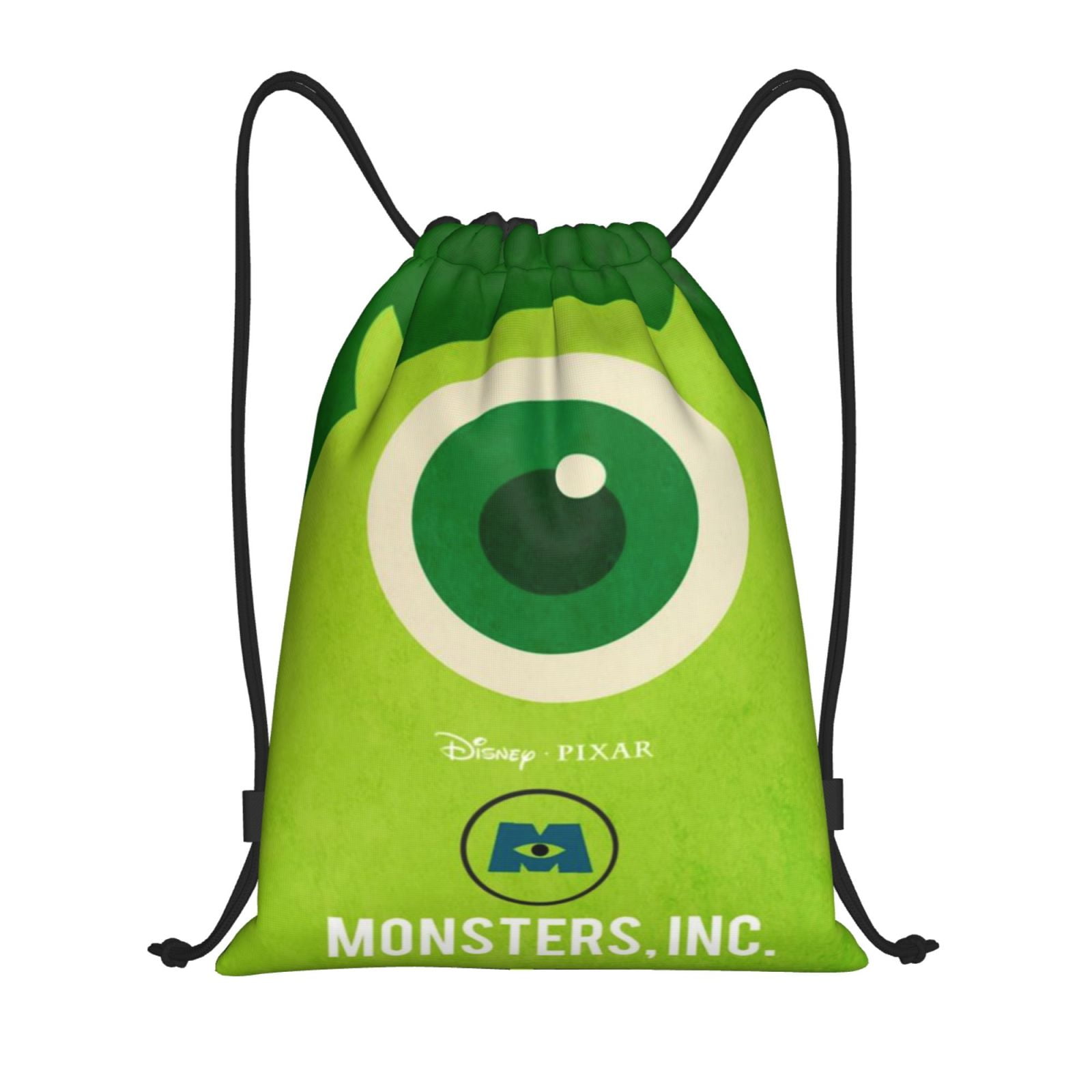 Monsters, Inc Drawstring Backpack Sports Gym Sackpack Water Resistant ...
