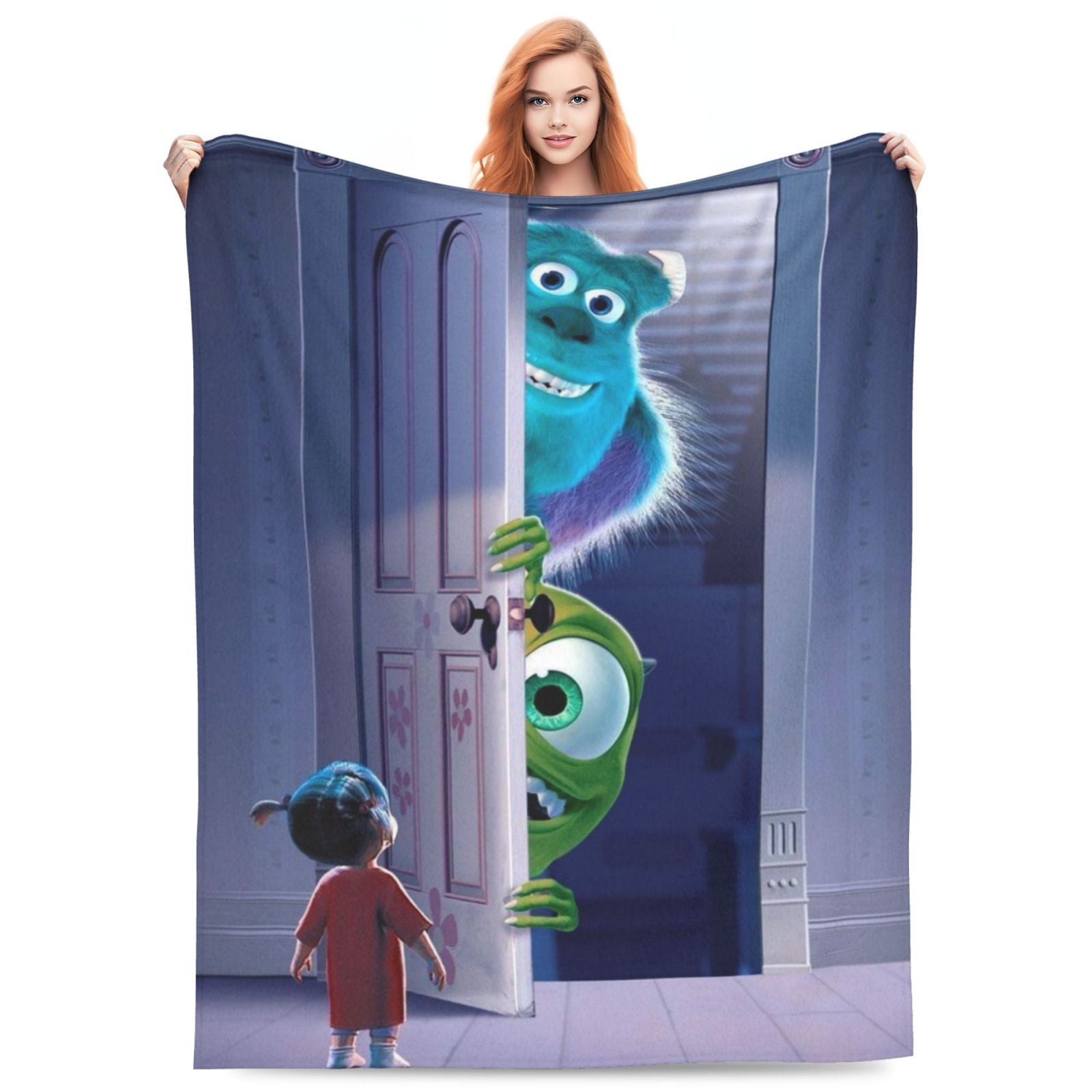 Monsters, Inc Fleece Throw Blanket For Couch Or Bed - Plush Cozy Fuzzy ...