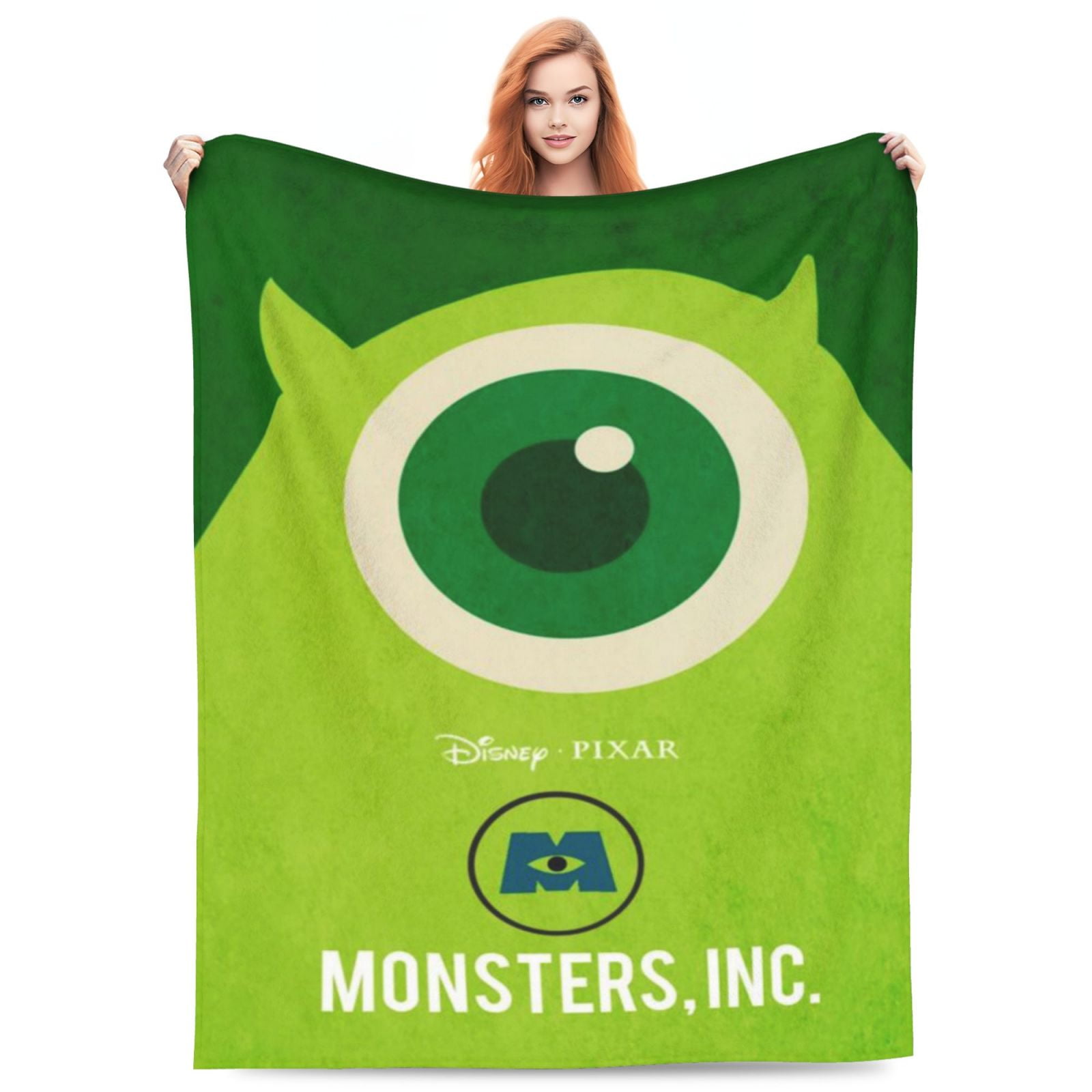Monsters, Inc Fleece Throw Blanket For Couch Or Bed - Plush Cozy Fuzzy ...