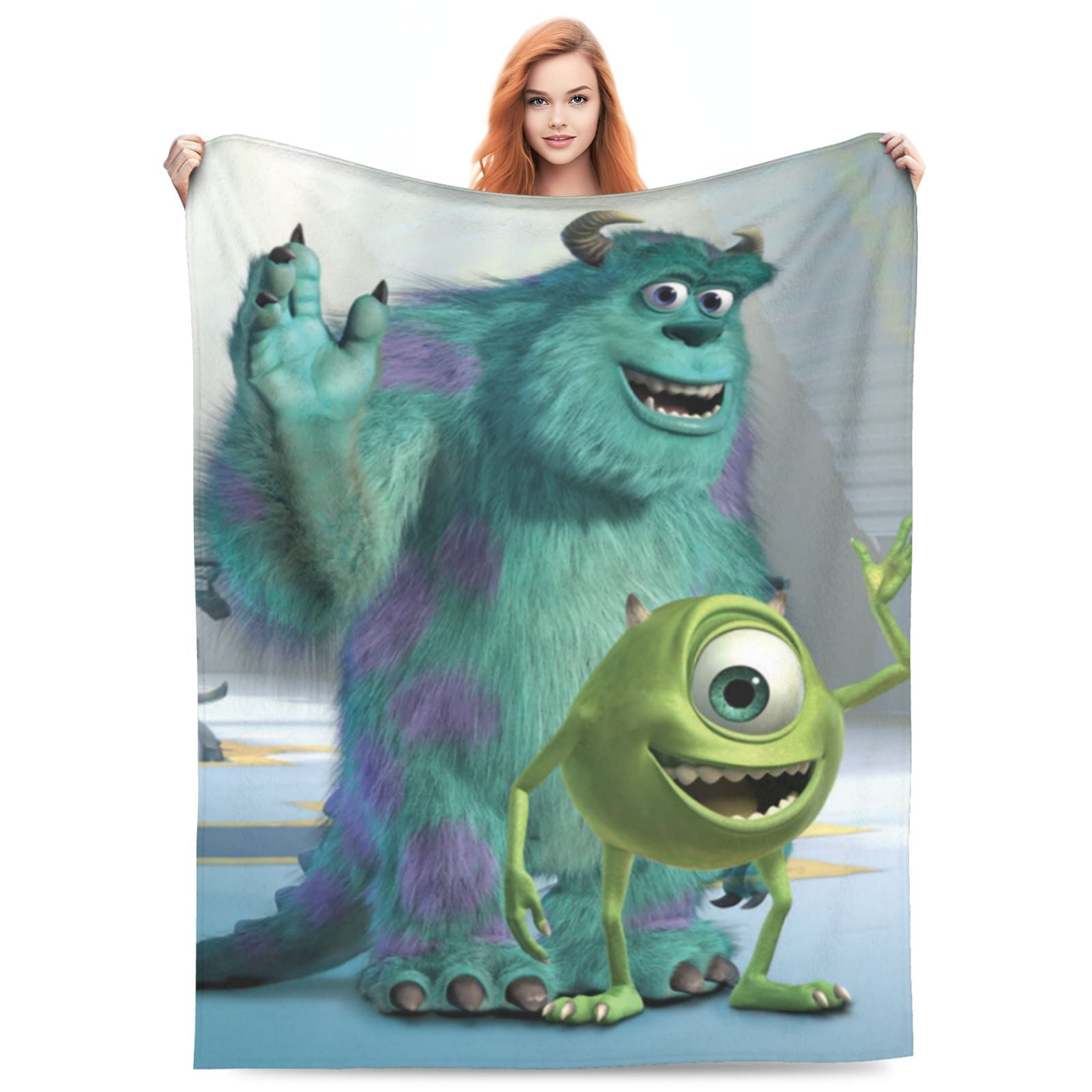 Monsters, Inc Fleece Throw Blanket For Couch Or Bed - Plush Cozy Fuzzy ...