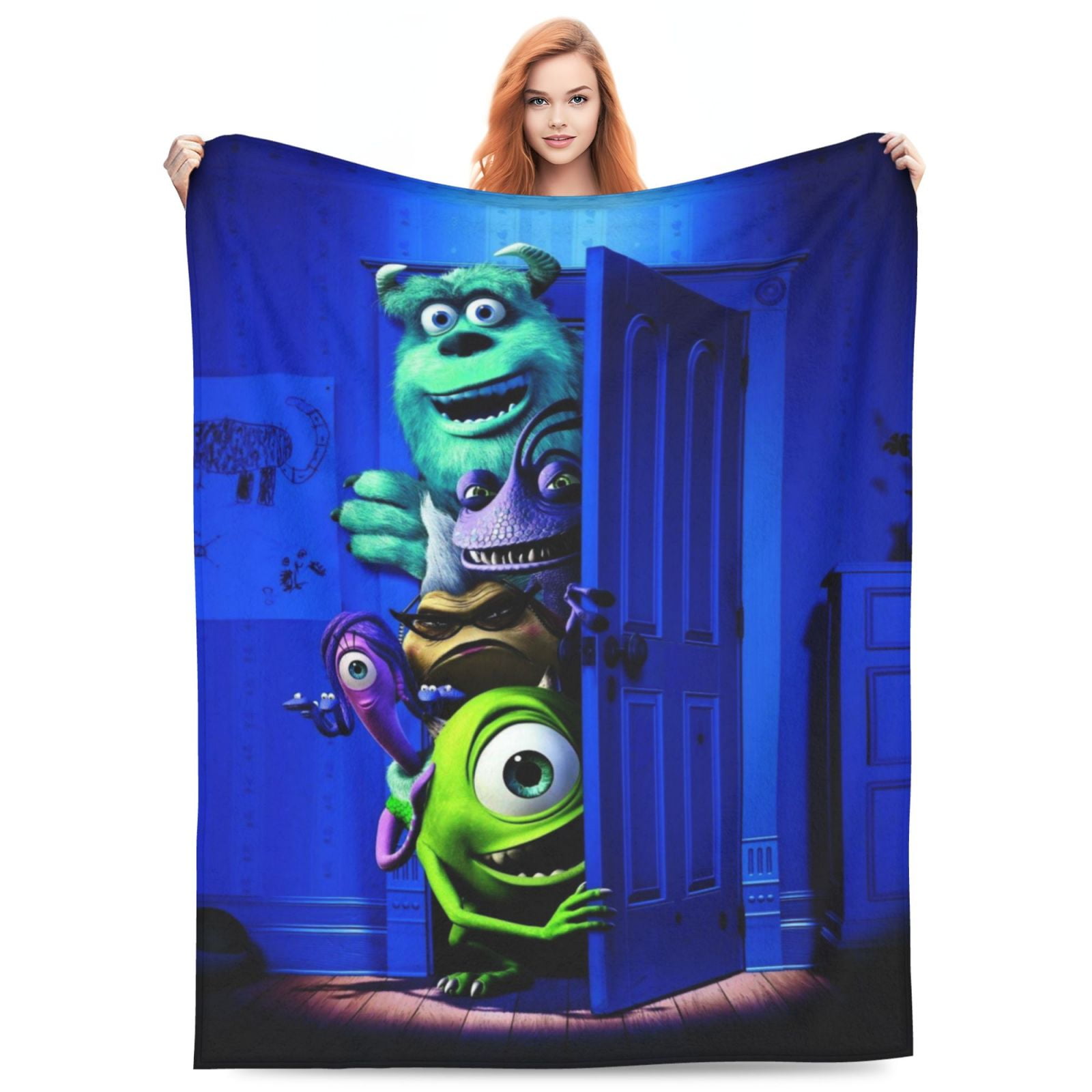 Monsters, Inc Fleece Throw Blanket For Couch Or Bed - Plush Cozy Fuzzy ...