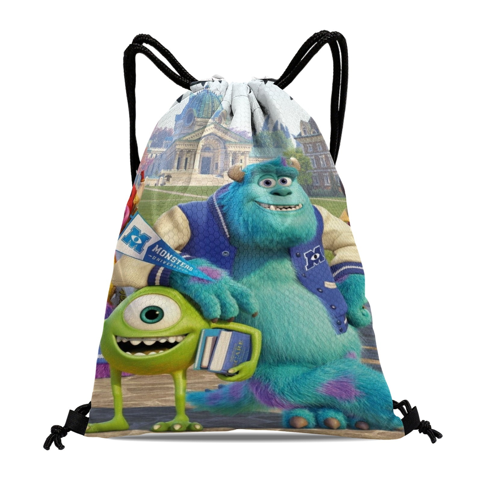 Monsters, Inc. Franchise Drawstring Backpack Bag Party Favors Goodies Merch Gym Waterproof ...