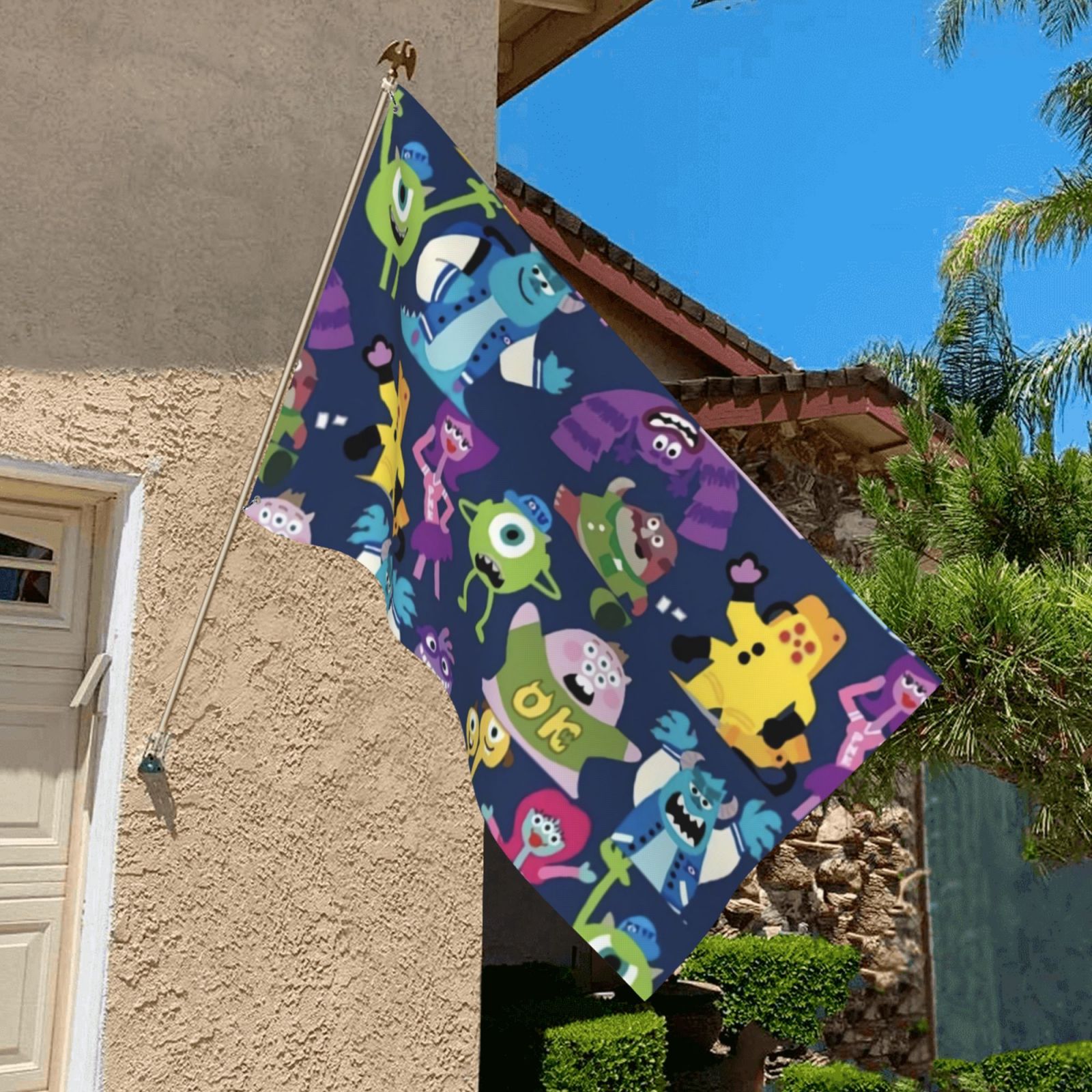 Monsters Inc Garden Flag 3x5 Feet Indoor Decoration Flag Outdoor ...