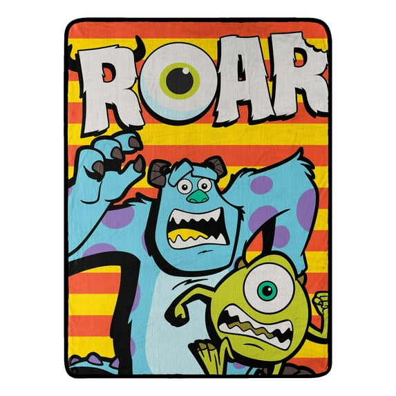 Monsters Inc Heading Out Kids Micro Raschel Throw Blanket - Walmart.com