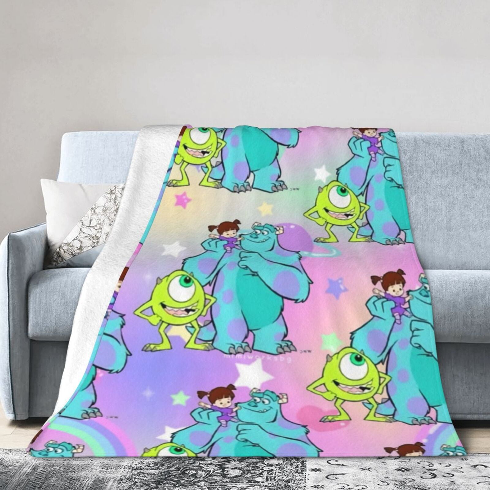 Monsters Inc Hotel Blanket, Anime Blanket For Bed, Sofa Blanket, Ultra ...